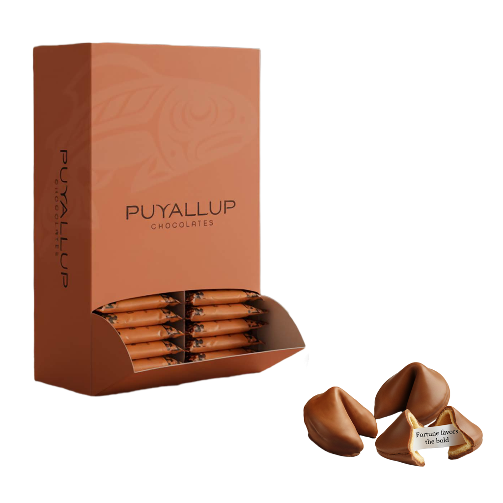 Milk Chocolate Fortune Cookie Pantry Pack – Puyallup Chocolates
